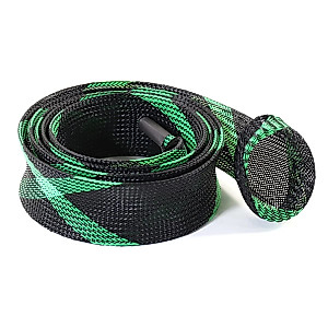 CLAM 16084 Ice Rod Slick - Black/Green, 2 Pack