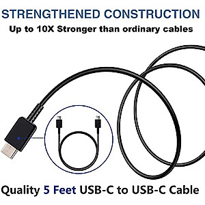 Samsung Super Fast Charging,25W USB C Wall Charger Block with 5FT Type C Cable for Samsung Galaxy S22/S22+/S22Ultra/S21/S21+/S20/S20+/S10/S10 Plus/S10e/S9/S9 Plus/S8 Plus/Note 20/Note 10/Note 9/Note 8