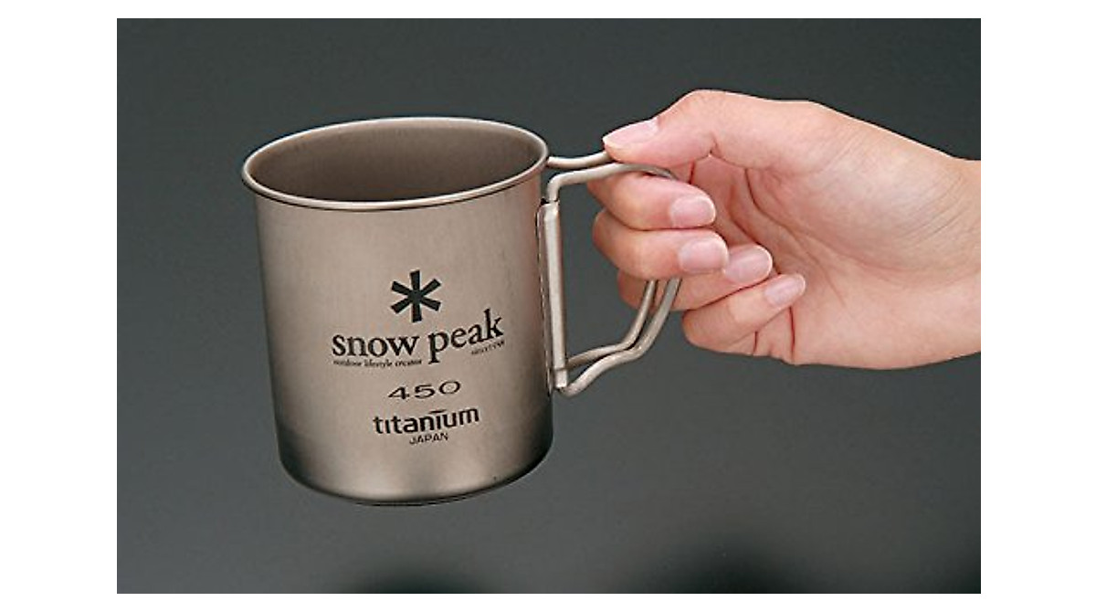Snow Peak Titanium Single Wall Cup 600 | Lightweight & Durable