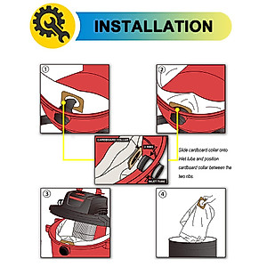 SpaceTent 6 Pack CMXZVBE38735 Shop Vac Bags for Crtaftsman 12 Gallon vacs, CMXEVBE17594 Bags, Fine Dust Bags. Part# 38735 9-38735 CMXZVBE38735.