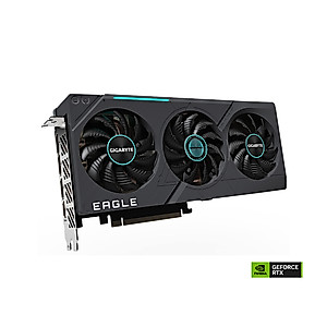 GIGABYTE GeForce RTX 4070 Eagle OC 12G Graphics Card, 3X WINDFORCE Fans, 12GB 192-bit GDDR6X, GV-N4070EAGLE OC-12GD Video Card