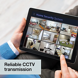 RG59 Siamese Cable 300ft - Coaxial CCTV Video & Power Cable - Combo Coax 20AWG Security Camera Wire - Direct Burial - Outdoor & Indoor RG59 Cable