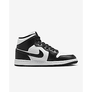 Jordan 1 Mid Women White/Black-Panda Mid DV0991-101 9.5