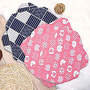 XINRUI 2 Pack Ferret Rat Hammock, Guinea Pig Cage Accessories, 13.7x13.7 Inches, Pet Cage Hanging Bunkbed Hammock for Small Animals, Guinea Pig, Ferret, Kitten, Squirrel, Chinchilla, Rat (Red, Blue)