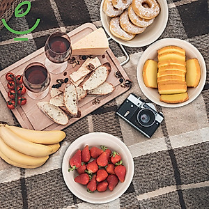 Green Tree Products Disposable Paper Bowls, 32 Oz [50 Pack] Large Bowl-100% Compostable, Biodegradable, Eco-friendly - Convenient for Daily Use for Salad, Hot Soup, and Pasta