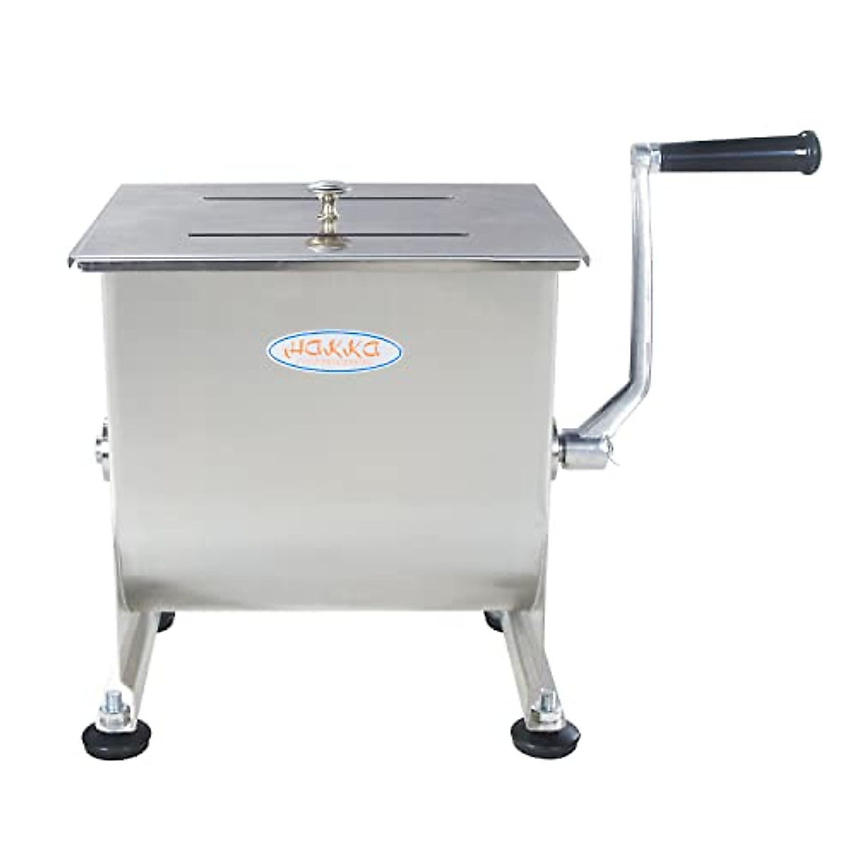 Hakka 15-Pound/7.5-Liter Capacity Tank Stainless Steel Manual Meat Mixers (Mixing Maximum 15-Pound for Meat)