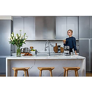 Breville Bambino Plus Espresso Machine,64 Fluid Ounces, Brushed Stainless Steel, BES500BSS