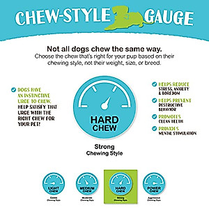 Raw Paws Pet Peanut Butter Filled Cow Hooves for Dogs, 5 Pack - Natural Beef, Free Range Cow Hooves with Peanut Butter for Dogs - Dogs Peanut Butter Treats - Stuffed Cow Hoof Dog Chews Peanut Butter