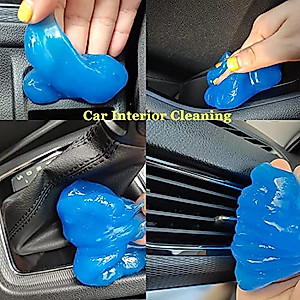 Car Cleaning Gel Keyboard Cleaner Car Detailing Putty Auto Slime Cleaning Goo Magic Dust Cleaning Tool for Keyboards, Car Vents, Cameras, Printers, Calculators, Screens