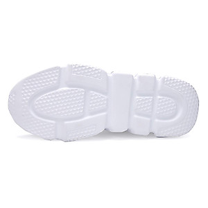 Voiv Womens Slip On Walking Shoes Mens Athletic Running Sneakers High Top Lightweight Knit Tennis Shoes Casual Work Shoes Gray 37