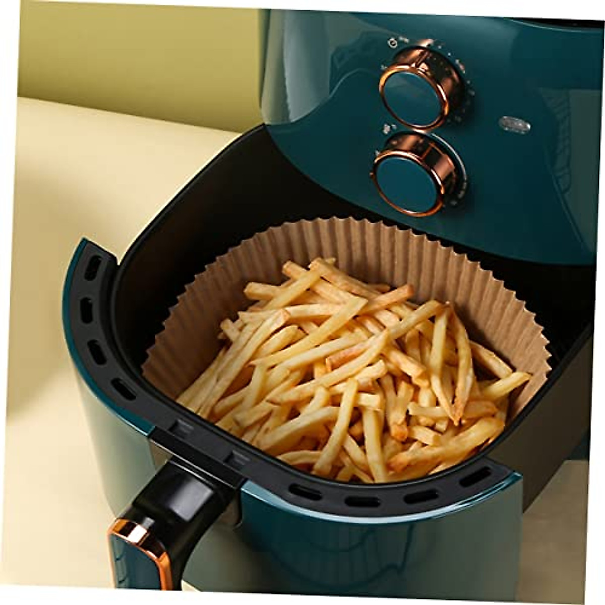 UPKOCH 100pcs Air Fryer Paper Baking Paper Liners Air Fryer Parchment Paper Liners Steamer Paper Nonstick Baking Sheets Baking Trays for Oven Disposable Paper Cups Air Fryer Paper Liner