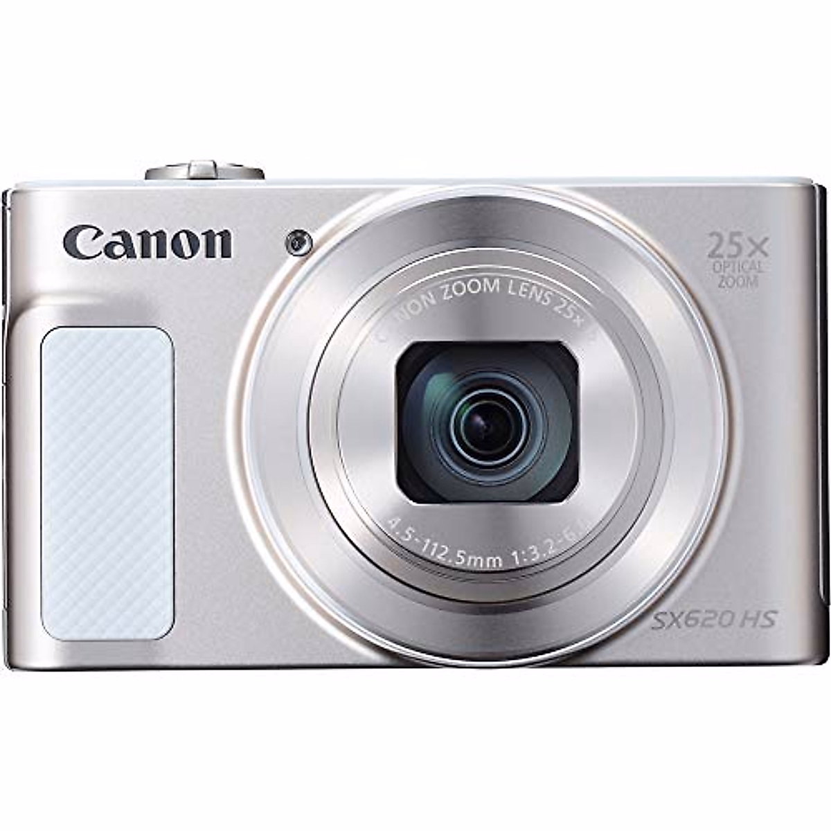 Canon PowerShot SX620 HS Digital Camera (Silver) (1074C001), 64GB Card, Card Reader, Soft Bag, Flex Tripod, Hand Strap, Memory Card Holder, Cleaning Kit (Renewed)