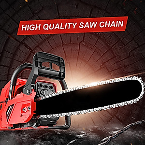 10 Inch Chainsaw Chain,R40 for Ryobi Cordless Pole Saw 18v chainsaw TP26 TP30 P540 P540A P540B P541 P542 P545 P546 CS1800 S20500 ZR15520 Replace R40 90PX040G(3/8" LP Pitch .050" Gauge 40 Drive Links)