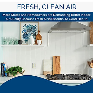 Broan-NuTone BW5030SSL Stainless Steel LED 30-inch Wall-Mount Convertible Chimney-Style Range Hood with 3-Speed Exhaust Fan and Light