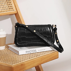 CLUCI Small Shoulder Bags,Crossbody Purses for Women Vegan Leather Handbag Clutch Hobo Purse