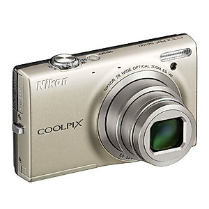 Nikon COOLPIX S6100 16 MP Digital Camera with 7x NIKKOR Wide-Angle Optical Zoom Lens and 3-Inch Touch-Panel LCD (Silver) (OLD MODEL)