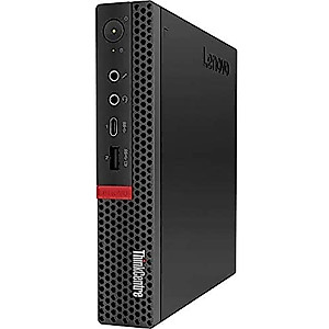Lenovo ThinkCentre M720q 10T700CNUS Desktop Computer - Core i5 i5-9400T - 8 GB RAM - 256 GB SSD - Tiny - Black - Windows 10 Pro 64-bit - Intel UHD Graphics 630 - English Keyboard - Wireless LAN - Blue
