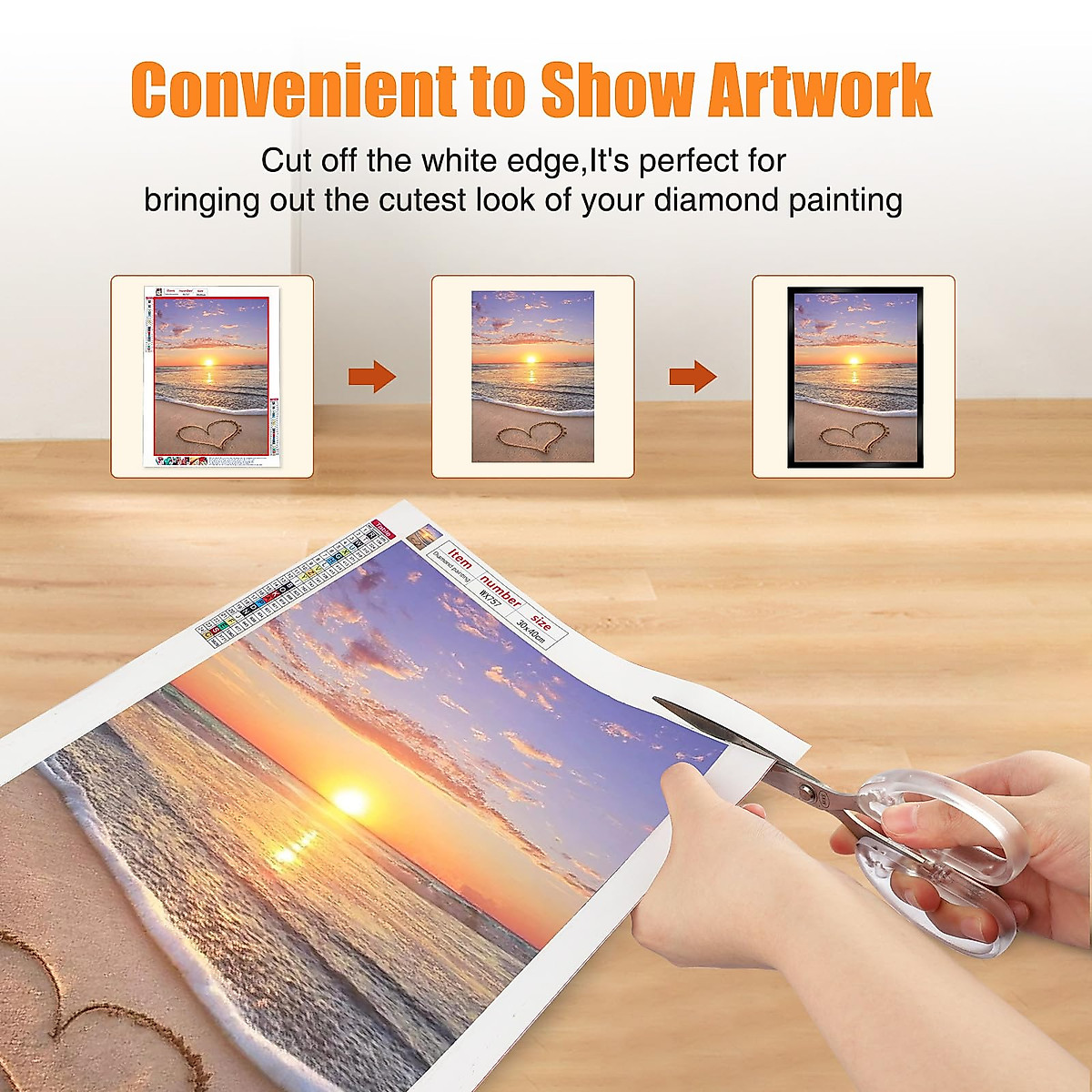 NAIMOER Diamond Painting Frames 1Pack, Frames for 12x16in/30x40cm Diamond Art Canvas, Diamond Painting Accessories Frame Self-Adhesive, Frames for Wall Window Door Black (Internal size 25x35cm) Black