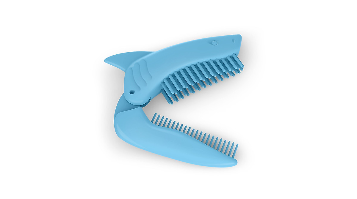 Genuine Fred Sharks Tooth Folding Comb | Tangle-Free Grooming