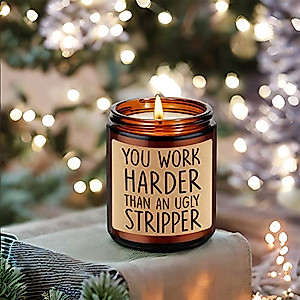 LEADO Scented Candles - Funny Coworker Gifts, Friend Gifts, Coworker Gifts for Women, Men - Coworker Birthday, Appreciation, Appreciation, Mothers Day, Friendship Gifts for Women Friends, Coworkers