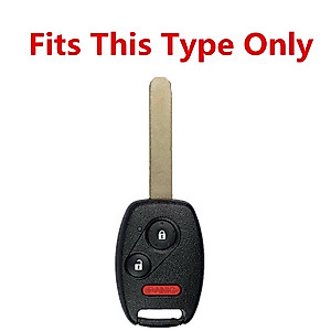 Rpkey Silicone Keyless Entry Remote Control Key Fob Cover Case protector Replacement Fit For Honda Accord Crosstour CR-V CR-Z Civic Fit Insight Odyssey Ridgeline N5F-S0084A CWTWB1U545(gray)