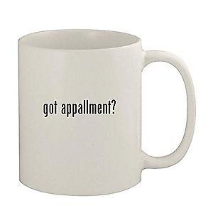 Knick Knack Gifts got appallment? - 11oz Ceramic White Coffee Mug, White