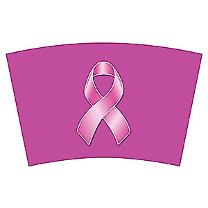 Mugzie 16 Ounce Travel Mug - Drink Cup with Removable Insulated Wetsuit Cover - Breast Cancer Awareness