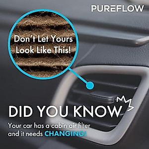 Pureflow Cabin Air Filter PC5840X | Fits 2016 Volvo S60 Cross Country, 2015-13 XC70, 2014 XC90