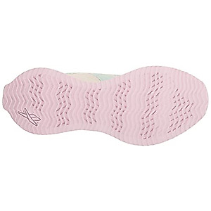 Reebok Girls Zig Dynamica 2.0 Running Shoe, Chalk/Mist/Pixel Pink, 6 Big Kid