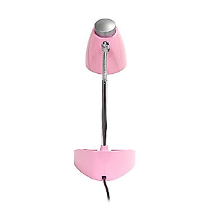 Limelights LD1002-PNK Gooseneck Organizer iPad Stand or Book Holder Desk Lamp, Pink 6.5 x 6.5 x 18.5