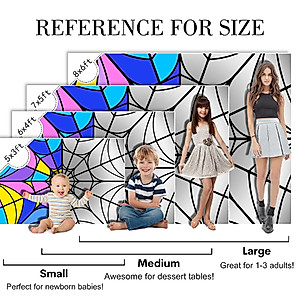 SeekPro 7x5 Wednesday Addams Birthday Banner Wednesday Addams Party Backdrop Photo Background Wednesday TV Party Supply Favor for Birthday Party Decor Nevermore Character Party Banner SK6253B