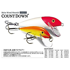 Rapala Countdown 3/16 Oz Fishing lure (Gold, Size- 2)