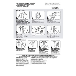 Command 17086S-AW-E Outdoor Terrace, Medium, Slate, 2-Hooks (17086S-AWES), 0, 2 Count