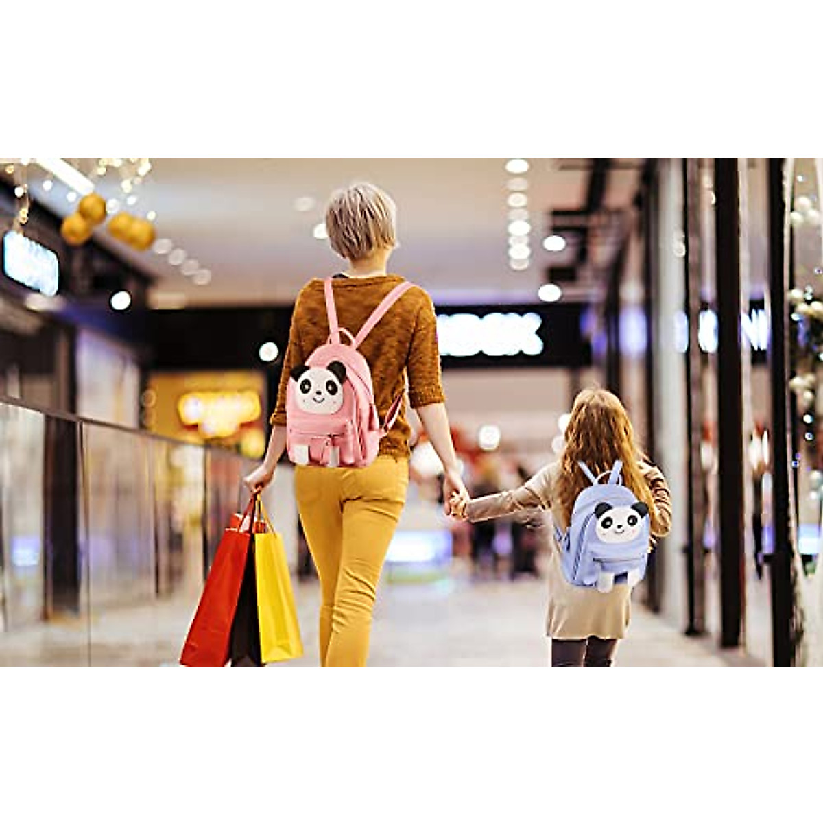 Cute Backpack Purse for Girls Women Animal Panda Mini Bag Leather Backpacks