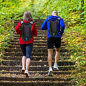 Light Hydration Backpack with 2L Water baldder Lightweight Hydration Packs Rucksack Water Backpack for Running Hiking Camping Skiing Cycling Daypack (Green)