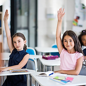 EOOUT 32pcs Poly Zip Envelope, Reusable Envelopes, Pencil Case Bulk, Bill Bag, 9'' x 4.7'', A6 Size, 10 Colors, for Cash School and Office Supplies