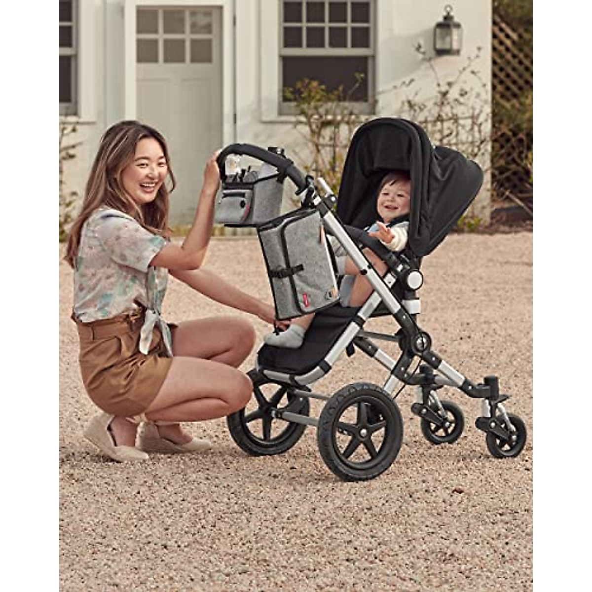 Skip Hop Portable Baby Changing Pad, Pronto, Heather Grey