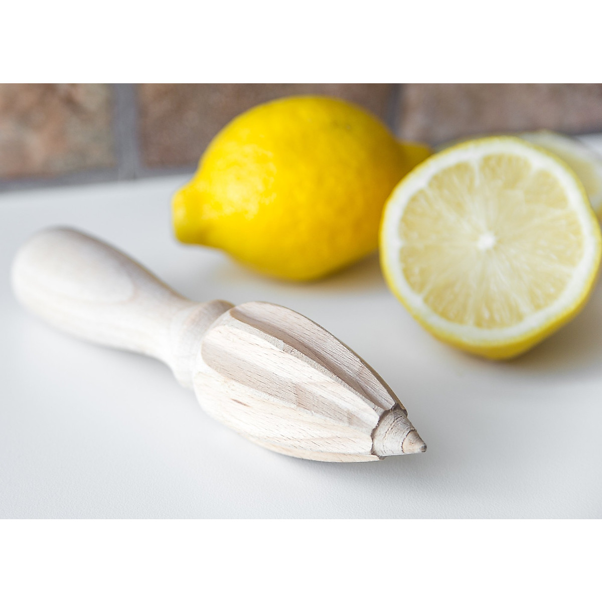 Fox Run 4165 Lemon Reamer/Juicer, Wood Brown 1.25 x 1.25 x 6 inches