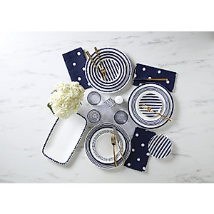 Kate Spade New York Malmo Gold 20-Piece Flatware Set, 4.30 LB, Metallic