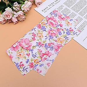 EXCEART Scraps Cotton Quilt Sewing Material Squares Floral Prints Patterns Sewing 14pcs Quilting Quilting Fabric Fabric