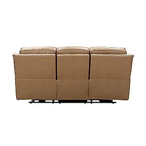 Barcalounger Kaden Power Reclining Sofa, Power Head Rests&Lumbar, Elliott Taupe