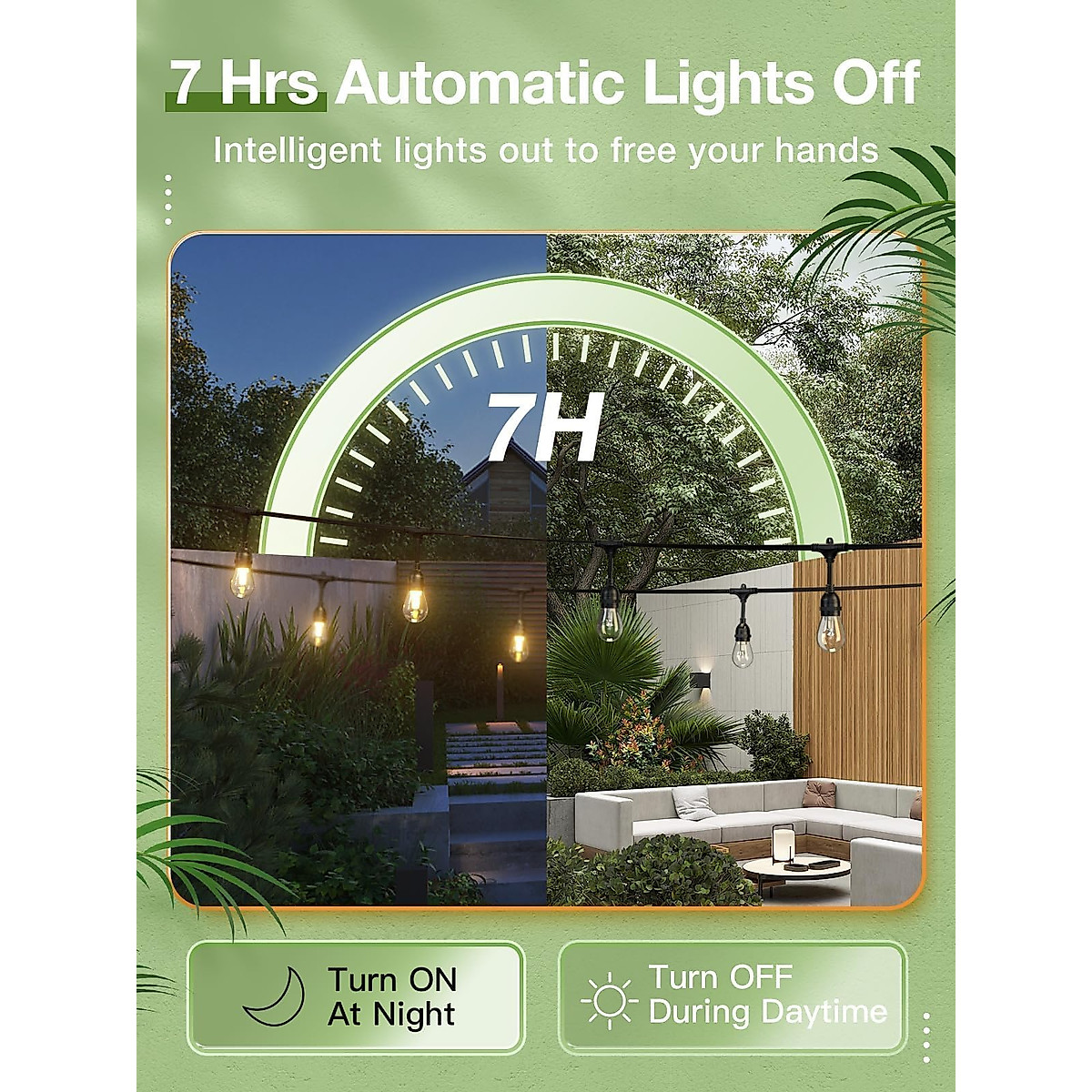 addlon 54FT(48+6) Solar String Lights Outdoor Waterproof with USB Port & Remote Control Dimmable Solar Patio Lights IP65 Solar Powered Edison LED Bulbs for Outside Bistro Camping