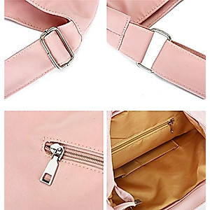 Mfeo Women's Retro Large Size Nylon Shoulder Bag Crossbody Handbag Casual Tote (Black)