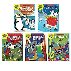 Scholastic Teacher Resources Little Skill Seekers Activity Book Bundle, Ages 3-5