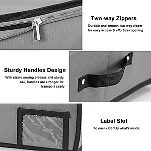 Wrapping Paper Storage Containers - Fits up to 24 Rolls Gift Wrapping Organizer Storage Bag | 40 inch Gift Wrap Storage Organizer | Christmas Wrapping Paper Storage for Wrapping Paper Bows Ribbons