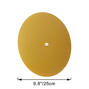 SKIVTGLAMP 9.84″Iron Wall Sconce Rechargeable Battery Operated LED IR Sensor Wall Lamp, No Drilling Cordless Farmhouse Grind Arenaceous Paint for Rustic Backlight Leaning Customizable (Golden)