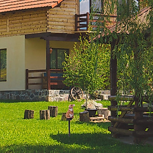 Uonlytech 1pc Rabbit Ground Lamp Solar Lawn Light Decorative Light Walkway Light Waterproof Solar Light Yard Lamp Waterproof Lamp Waterproof Garden Lamp Solar-Powered Light Landscape Lamp