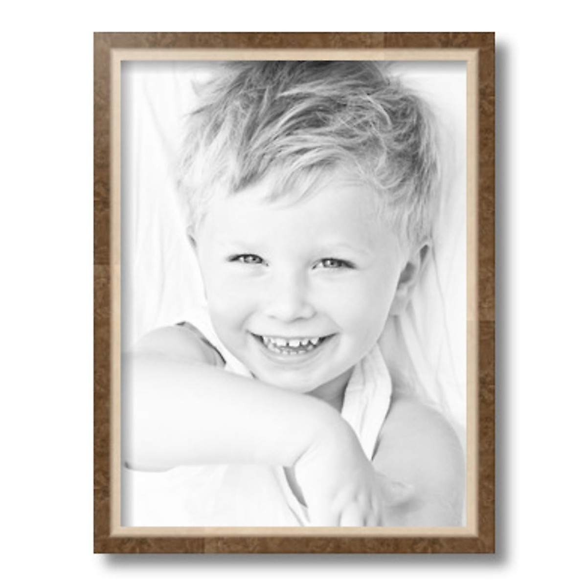 ArtToFrames 12x16 Inch Multi Picture Frame, This 0.94 Inch Custom Wood Poster Frame is Other - Comes with Foam Backing 3/16 inch and Regular Glass (FBPLE398402-12x16)