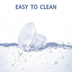 Aulecoo 6pcs Flange Insert 19mm,Compatible with Momcozy S12/S12pro/S9/S9pro/TSRETE/Spectra/Medela 24mm Breast Pump Shields/Flanges,Reduce 24mm Nipple Tunnel Down to 19mm