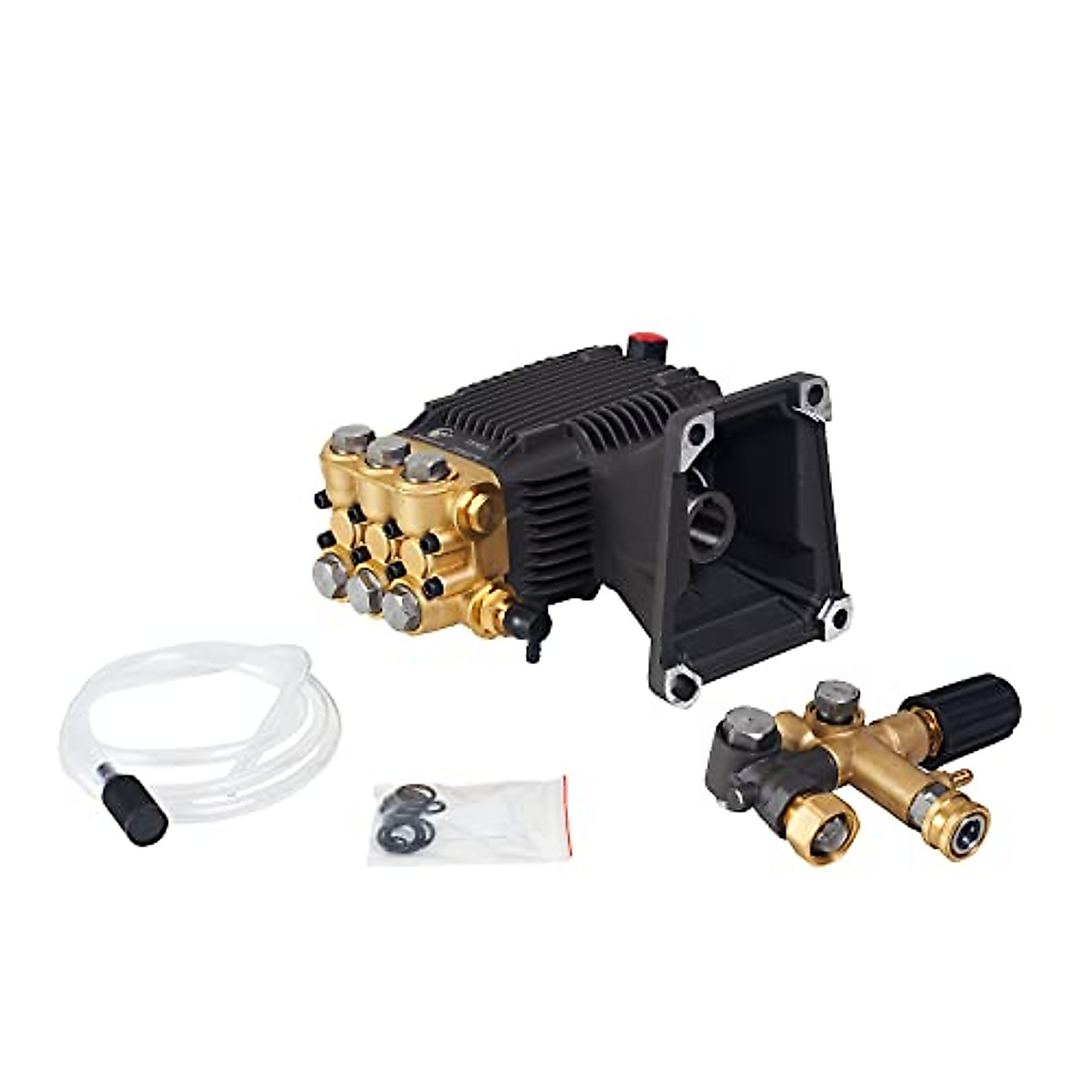 Canpump Pressure Washer Triplex Pump, 3600 psi at 4.7 gpm, 1-inch Shaft